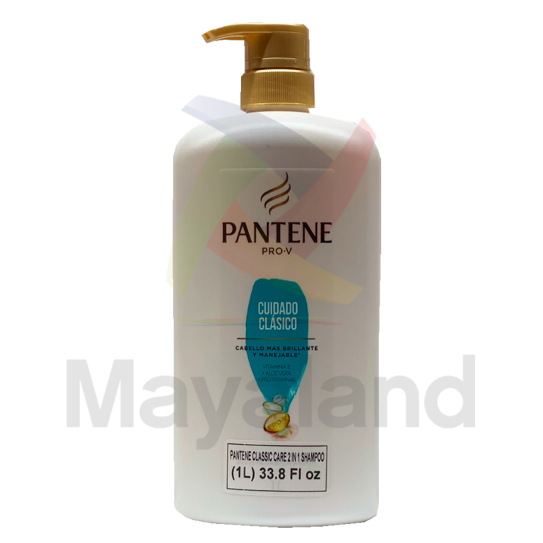 Pantene Pro-V Shampoo 2&1 Cuidado Clásico 1 litro - Mayaland LLC